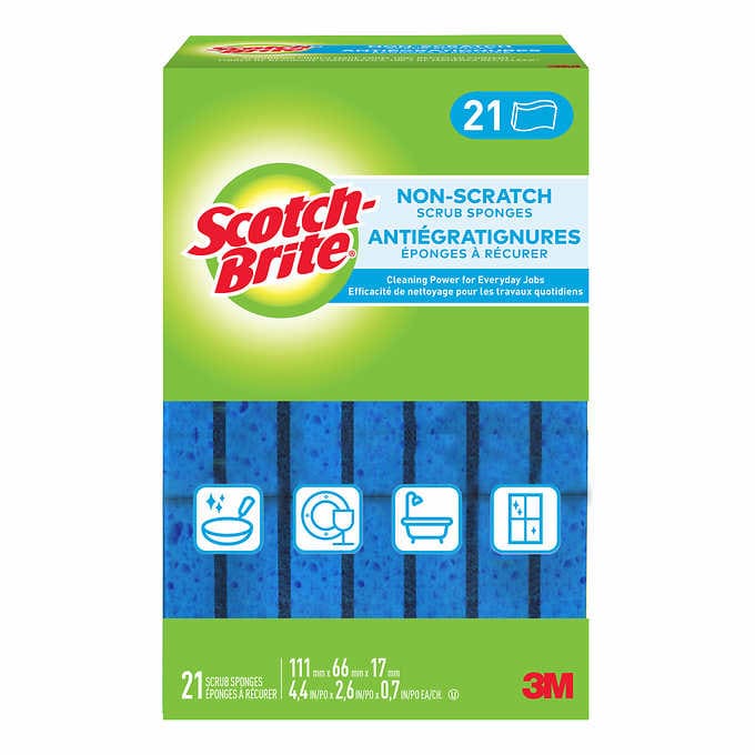 3M NO SCRATCH SPONGE 21CT | WinMart Québec